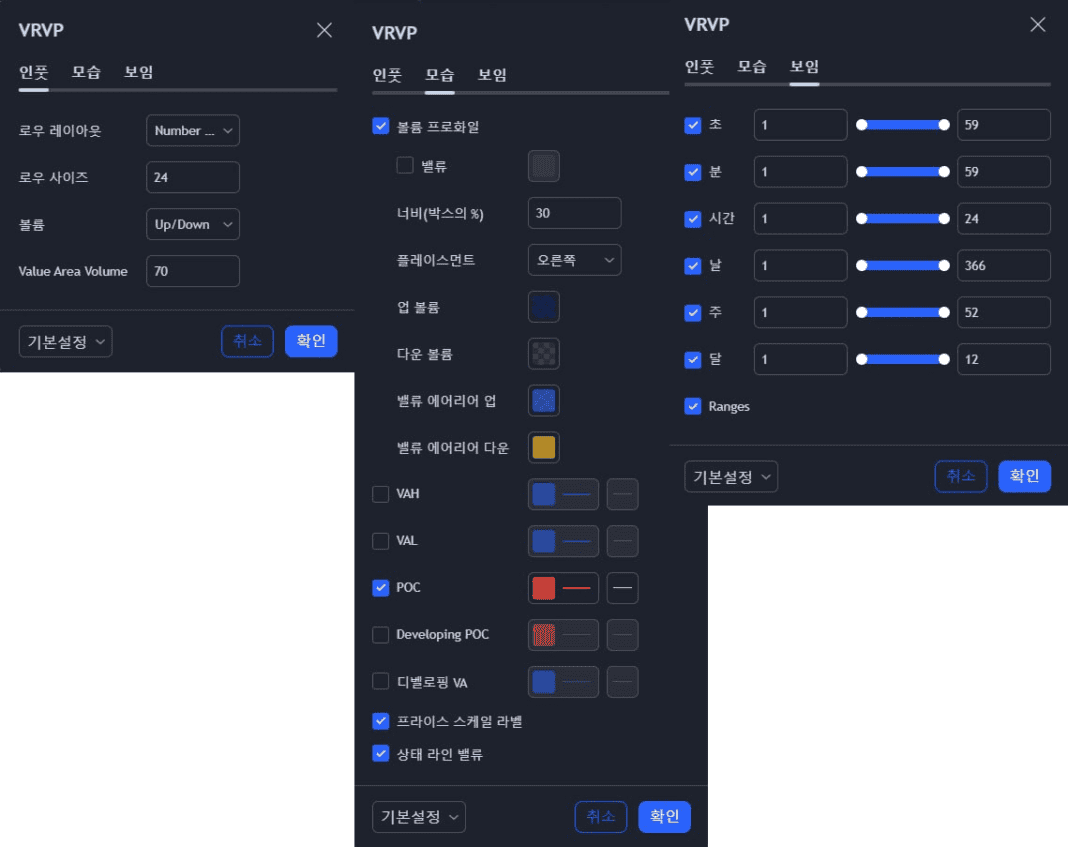 트레이딩뷰 사용법 설정이동평균선 매물대 지표 차트 겹치기